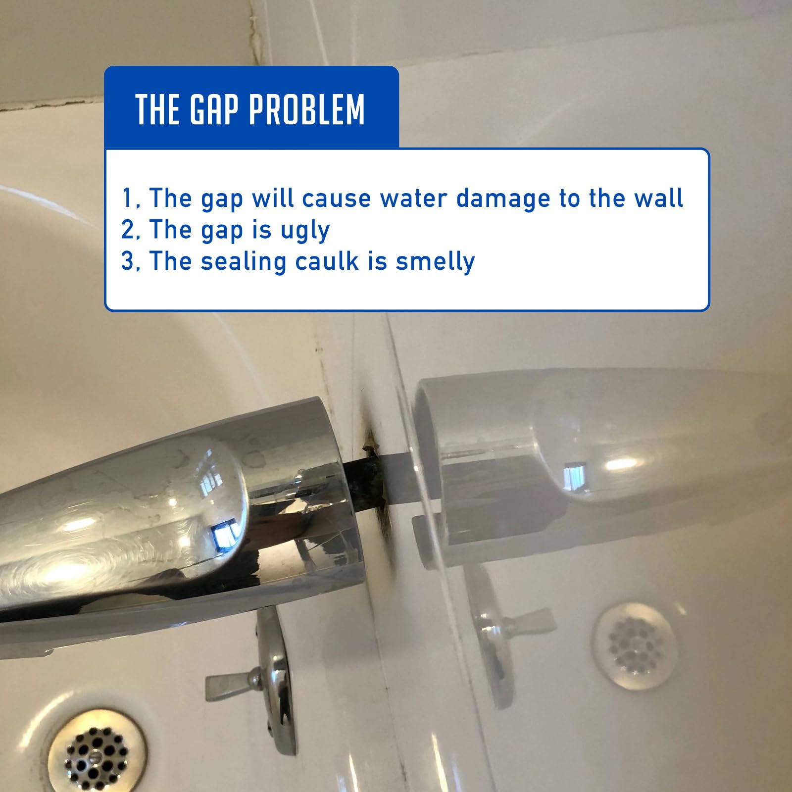 Snapklik.com : Welvzen 1/4 Spacer For Tub Spout, Flange Trim Ring For ...