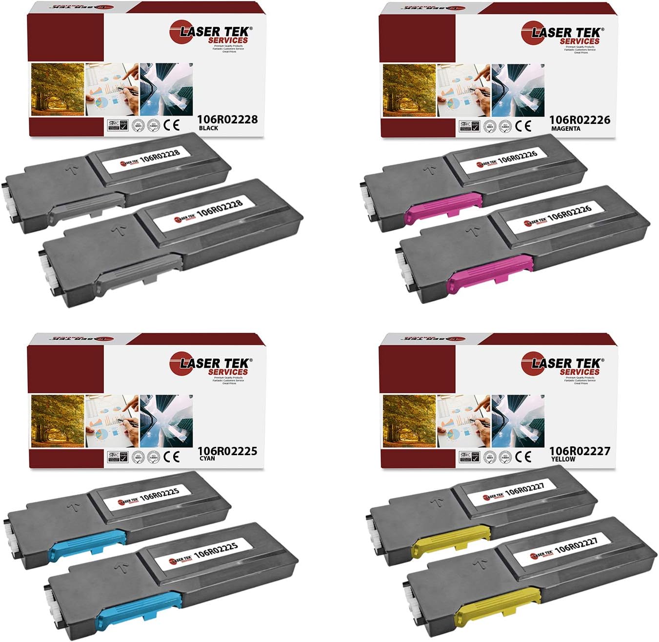 Laser Tek Services Compatible Toner Cartridge Replacement for Xerox ...