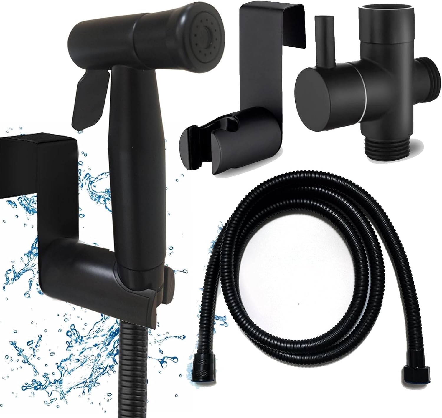 Yunlism Handheld Bidet Sprayer for Toilet, Stainless Steel Toilet Water ...