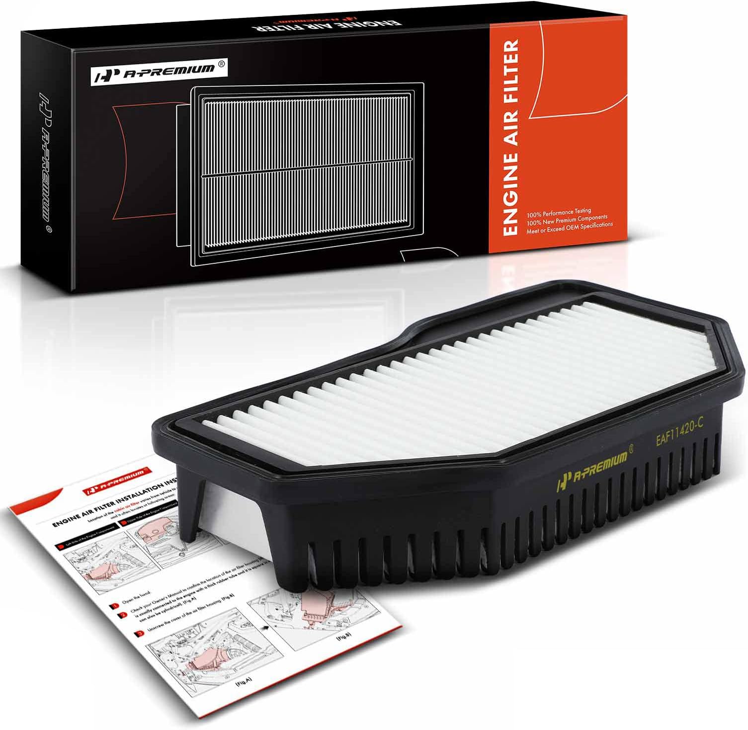 Amazon.com: A-Premium Engine Air Filter Compatible with Hyundai Genesis ...