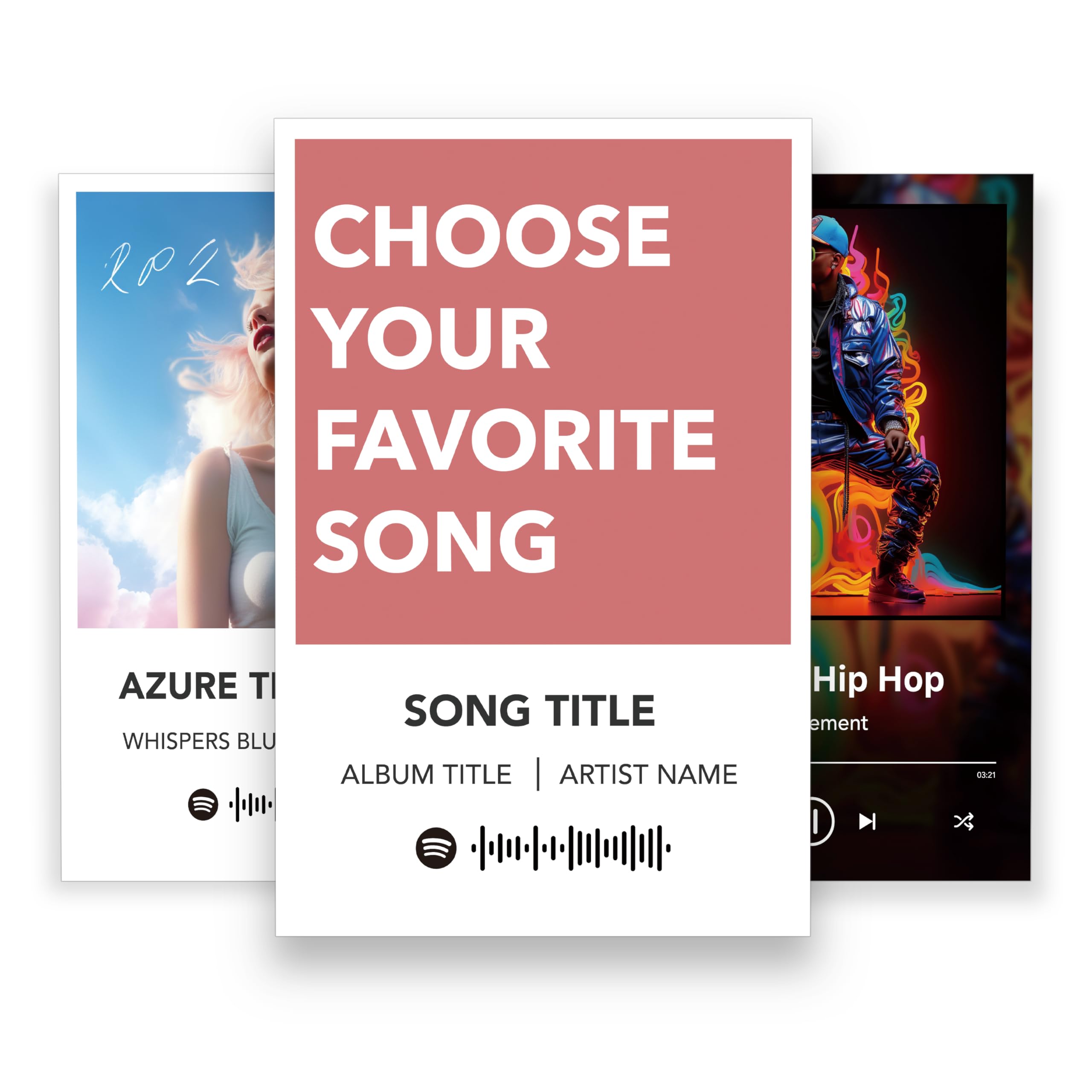 Amazon.com: Custom Song Lyrics Poster Canvas Wall Art - Personalized ...