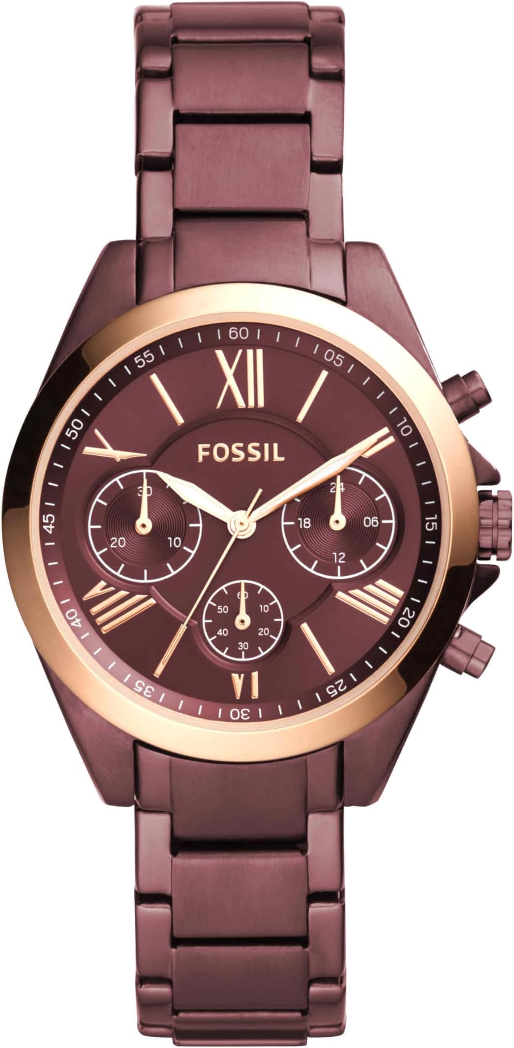 Fossil Modern Courier Stainless Steel Analog Red Dial Women's Watch ...