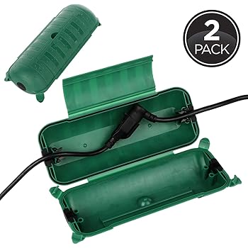 2 Pack of Outdoor IP44 Waterproof Connection Box by Restmo ...