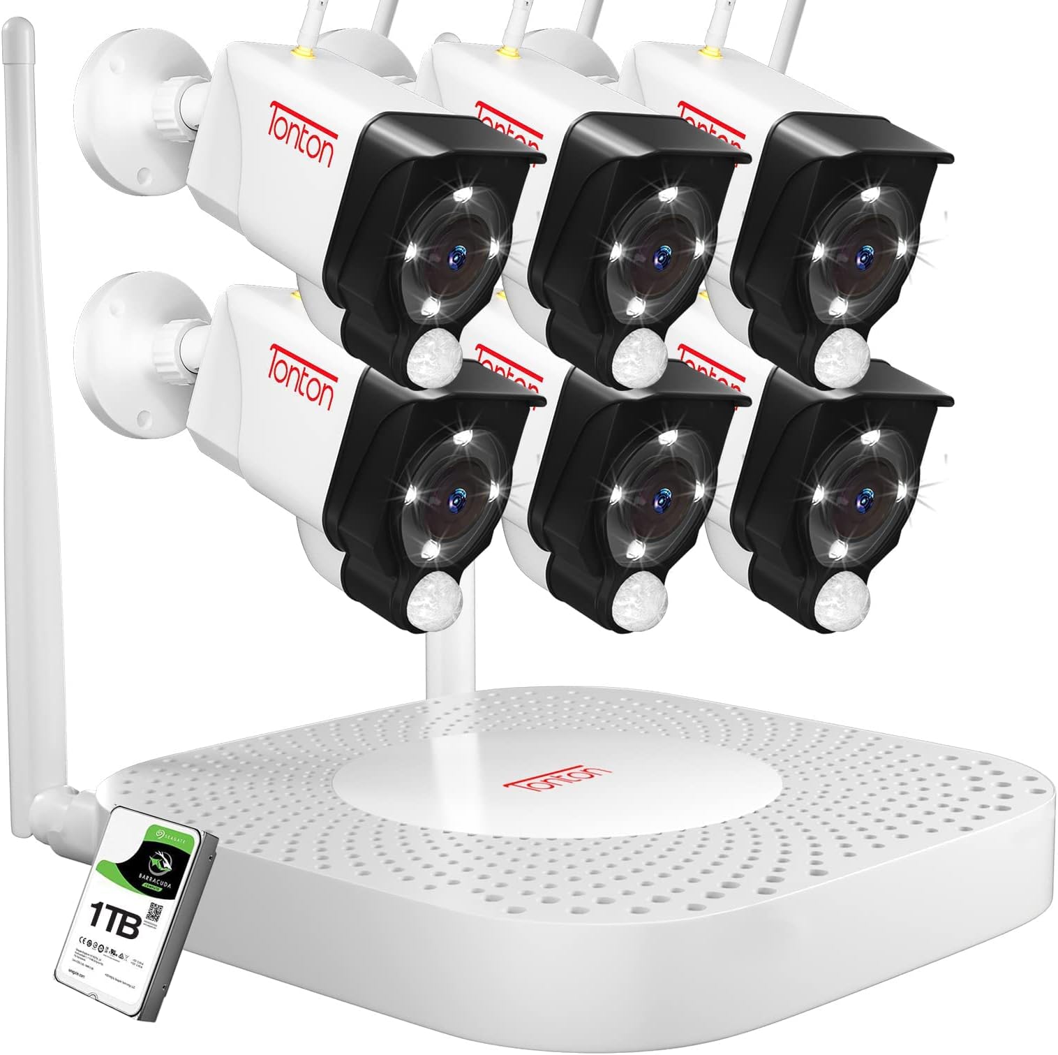 Amazon.com : Defender 2K (4MP) Wireless 4 Channel 1TB NVR Security ...