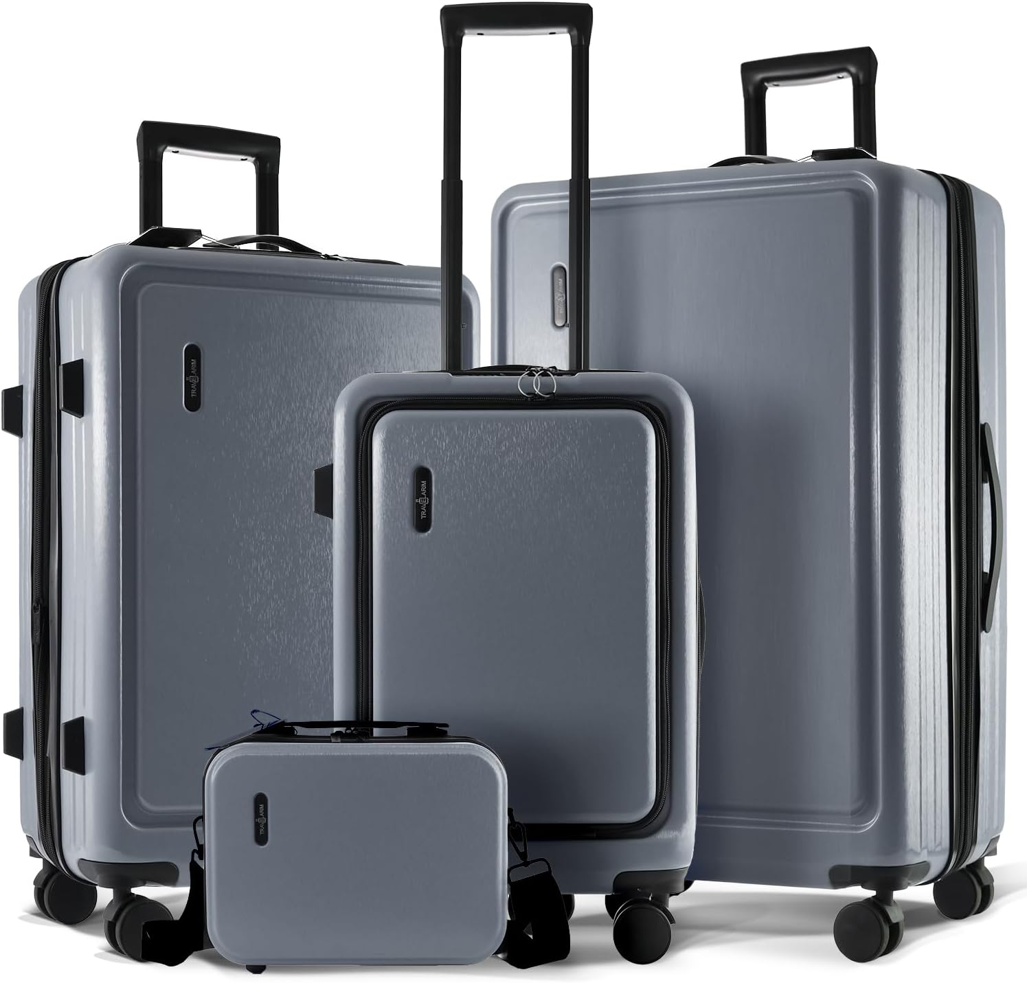 Amazon.com | TRAVELARIM Hard Shell Luggage Sets with Spinner Wheels 4 Piece, Expandable Large ...