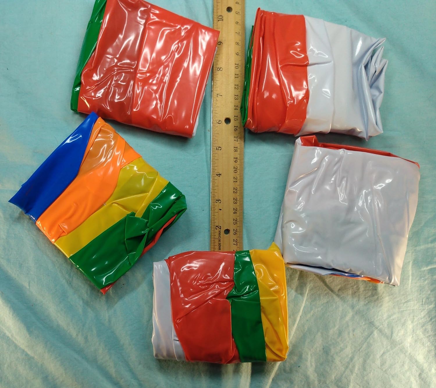 Amazon.com: GRNVDWN 3 Packs 24" Inflatable Beach Balls Rainbow Color ...