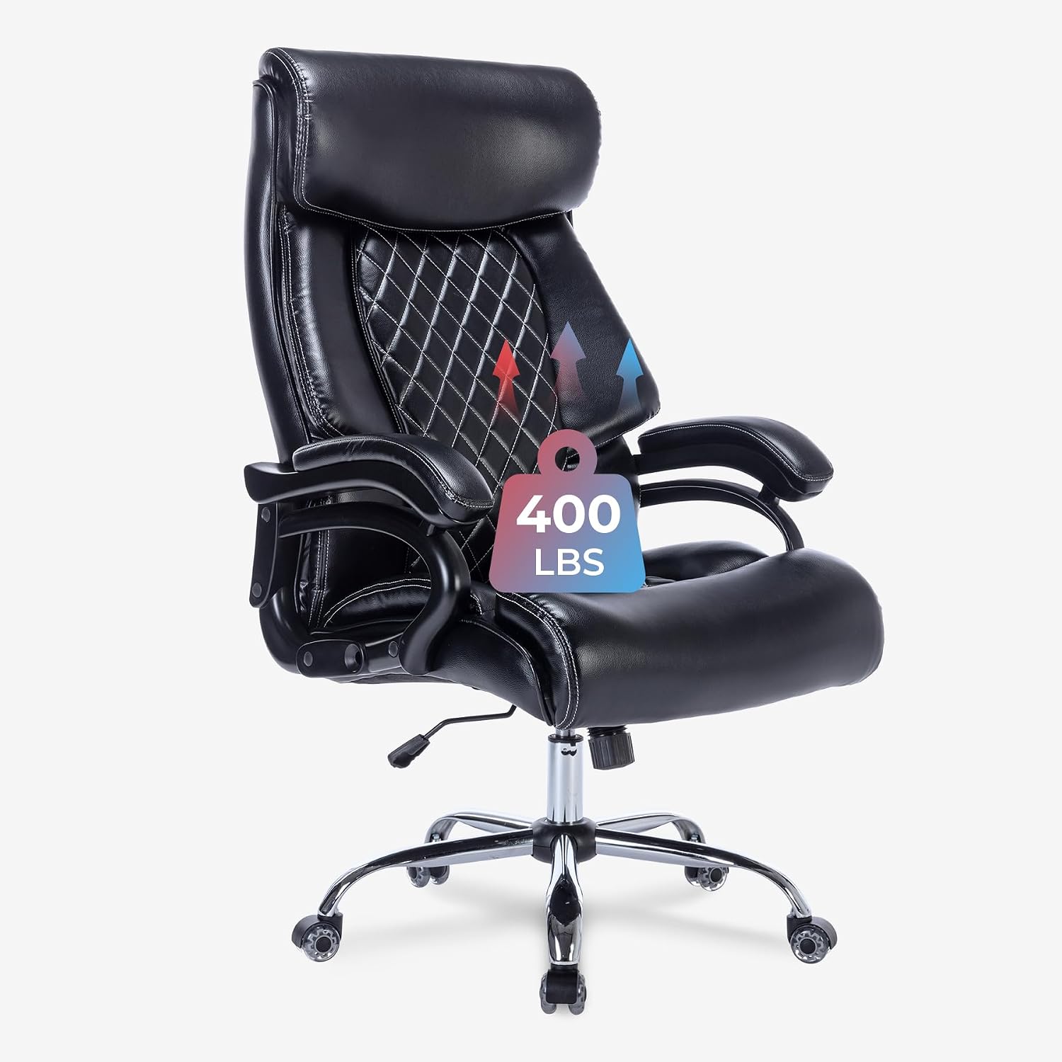 Amazon.com: Big and Tall 400lbs Home Office Chair, High Back Ergonomic ...