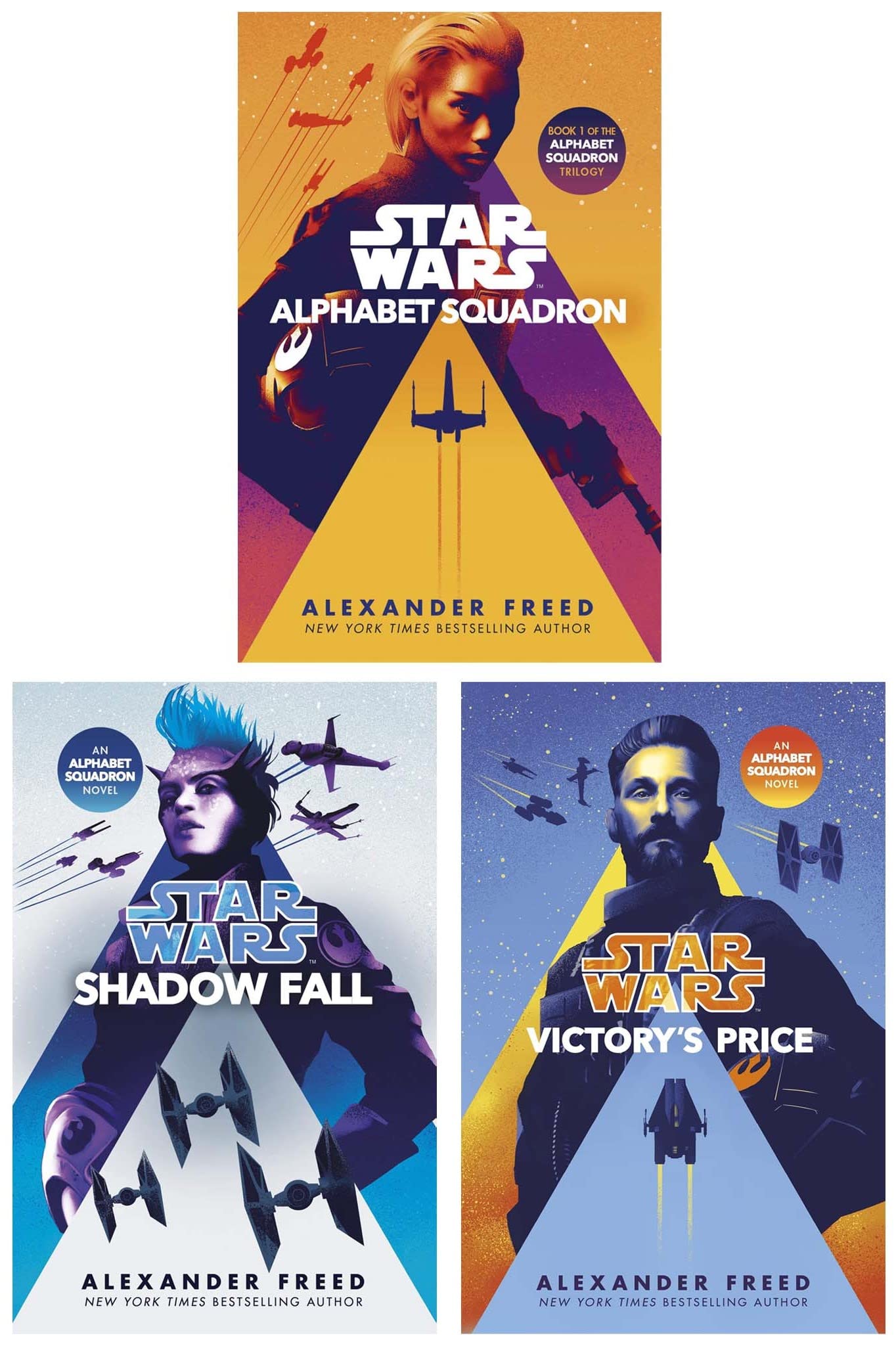 Star Wars: Alphabet Squadron Series 3 Books Collection Set (Alphabet ...
