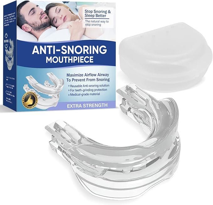 Snoring Aids for Men & Women - Stop Snoring Aid Anti Snoring Mouthpiece ...