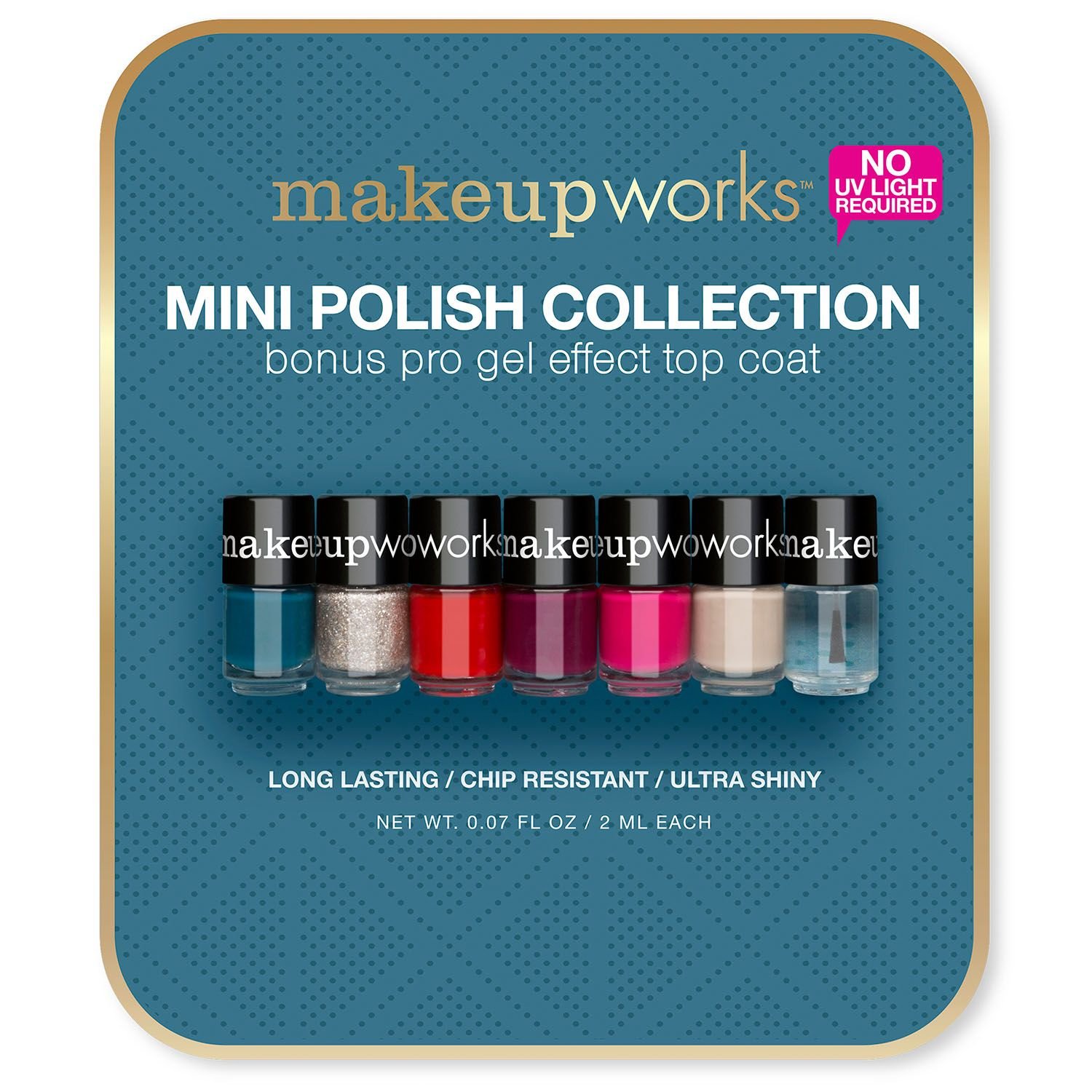 Amazon.com : Makeupworks Mini Polish Collection (0.07 fl oz., 6 ct ...