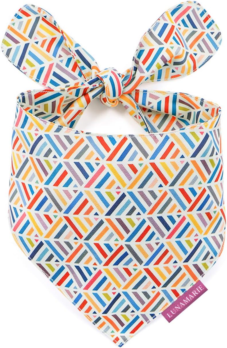 Luxury Pet Birthday Bandanas -Premium & Silky Poly Fabric | 100% ...