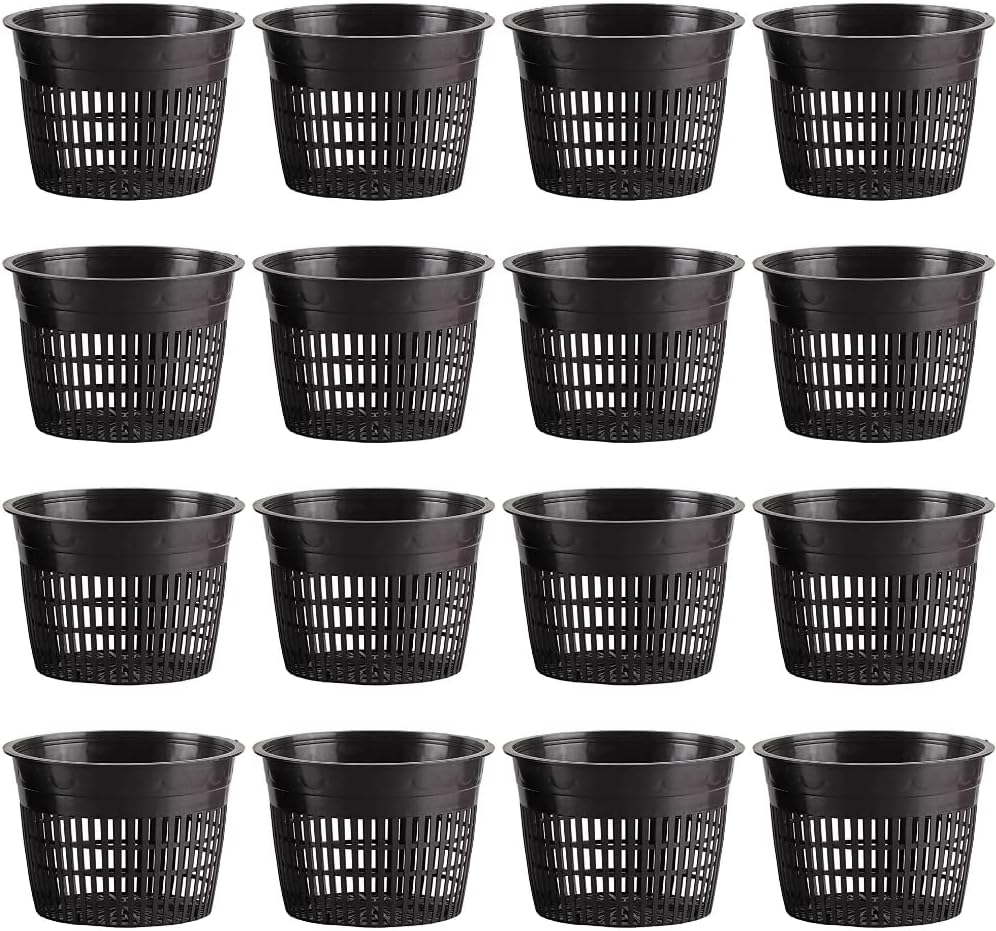 Amazon.com: RURAL GROW Mesh Net Cup 6 Inch 16-Pack Heavy Duty Nursery ...