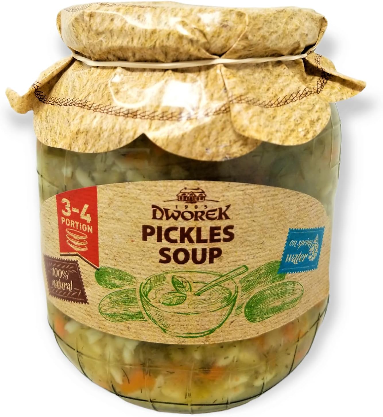 Amazon.com : Dworek Pickles Soup, 100% Natural, No Preservatives, Non ...