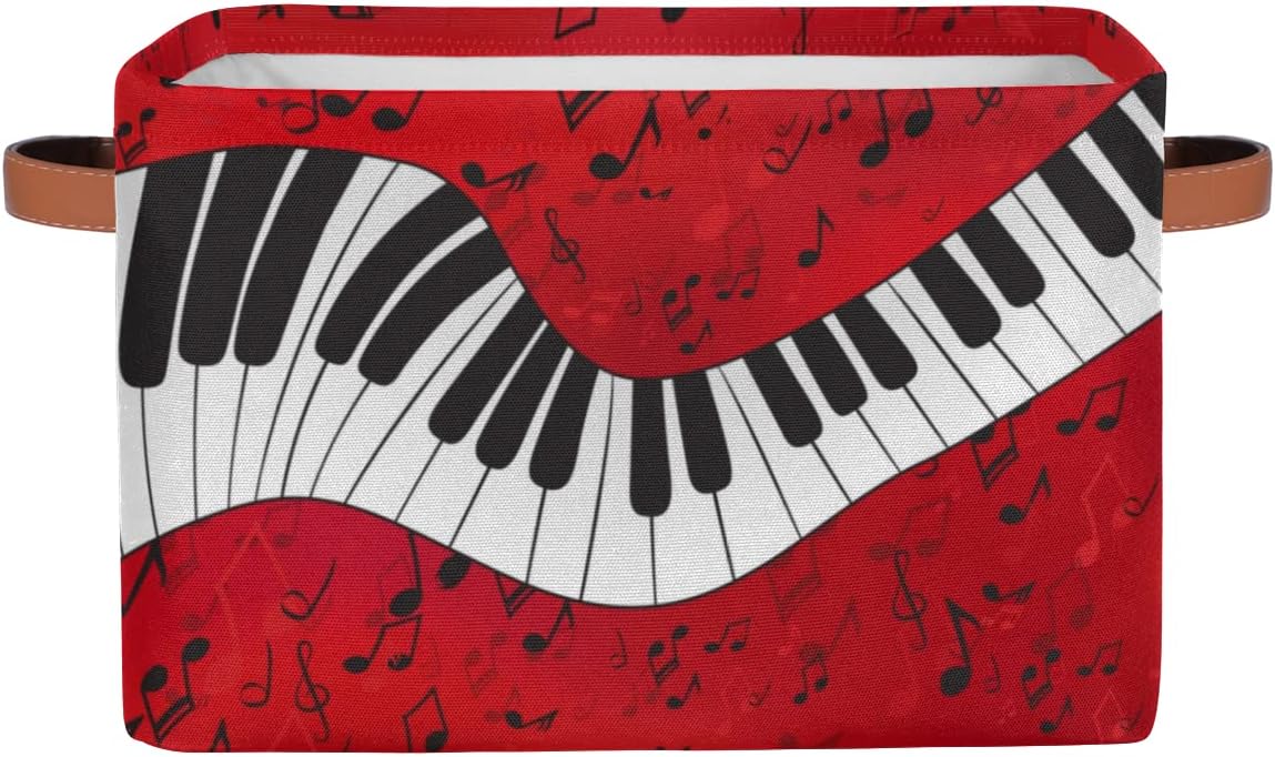 Amazon.com - YoCosy Large Storage Baskets for Organizing Shelves Red ...