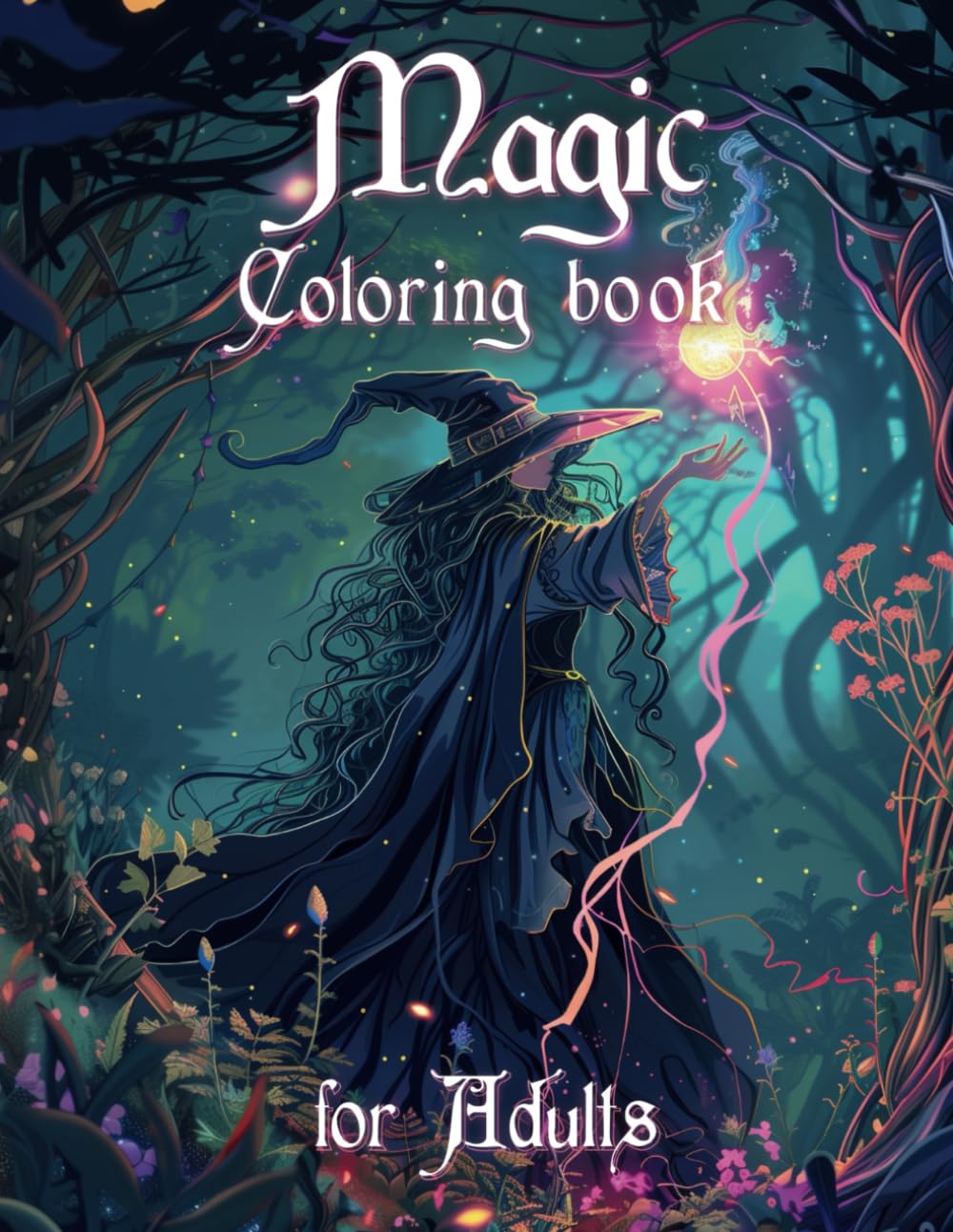 Amazon.com: Magic Coloring Book for Adults: Discover Dragons, Fairies ...