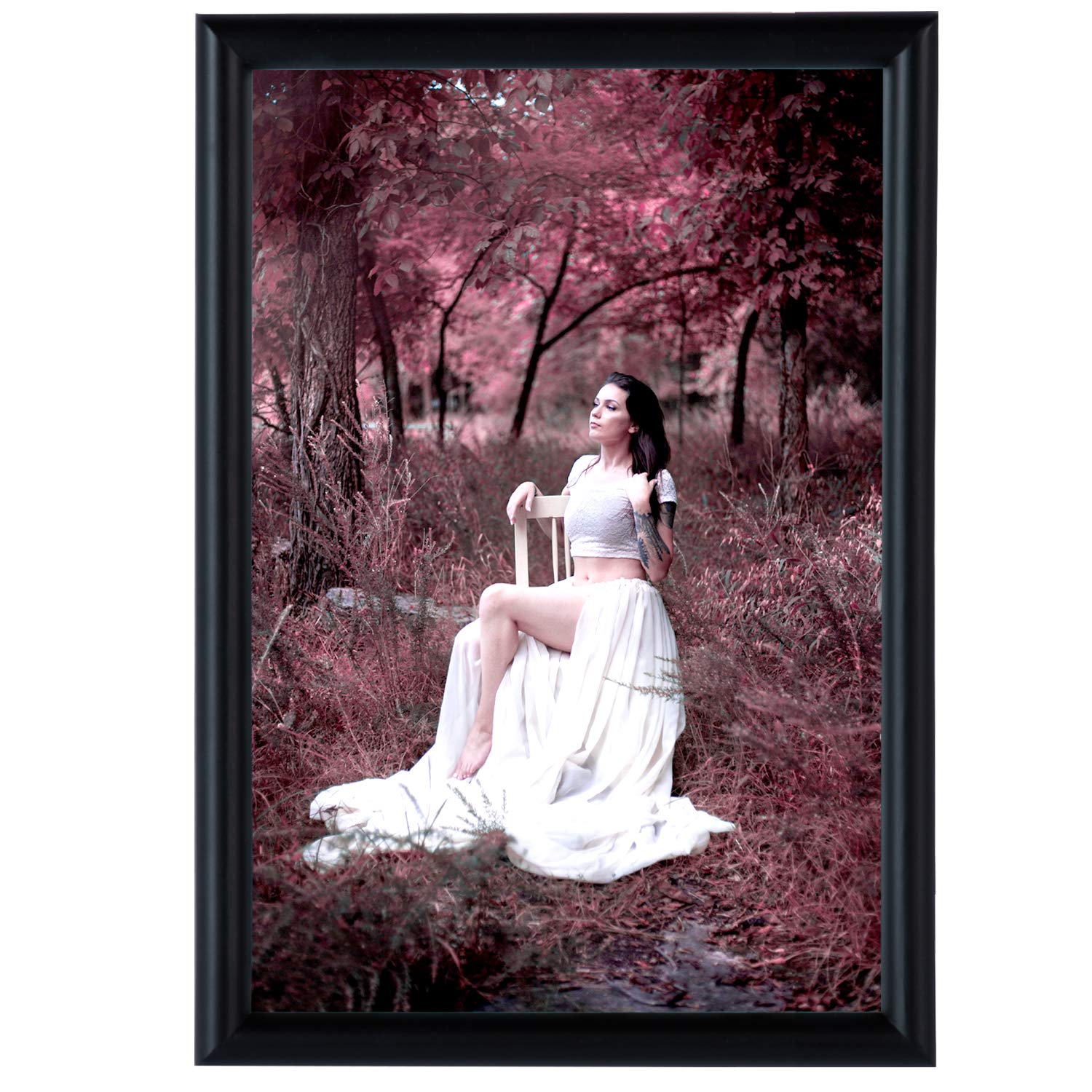 Imperial Frames 12 by 18-Inch/18 by 12-Inch Picture/Photo Frame, Round ...