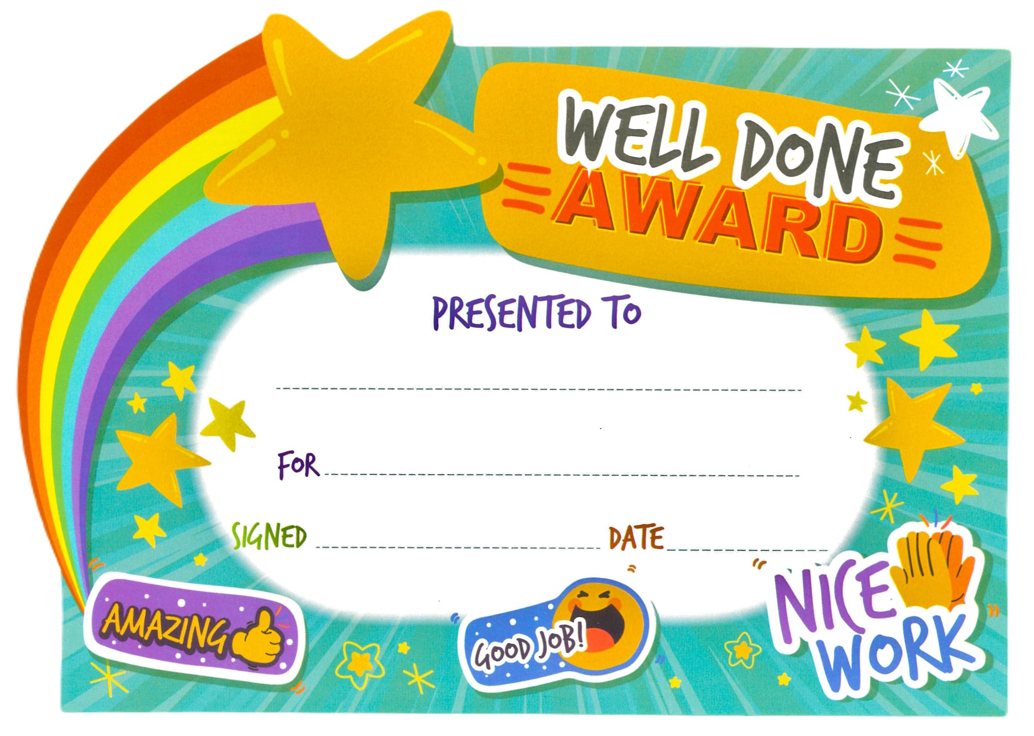 Job Well Done Certificate Printable Certificate