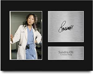 Amazon.com: HWC Trading Sandra Oh Grey's Anatomy Gifts Printed Signed ...