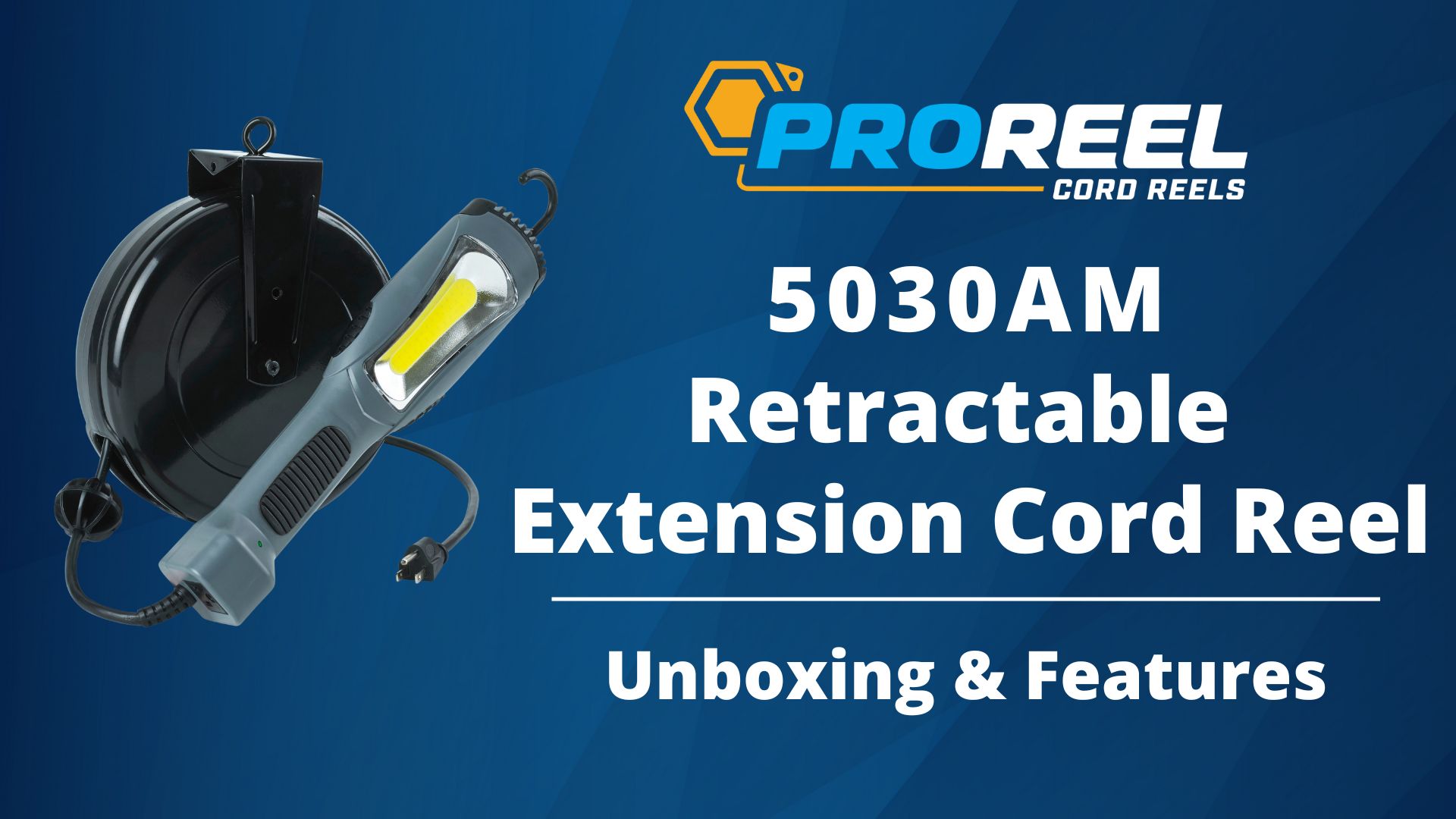 Garage Cord Reel Work Light