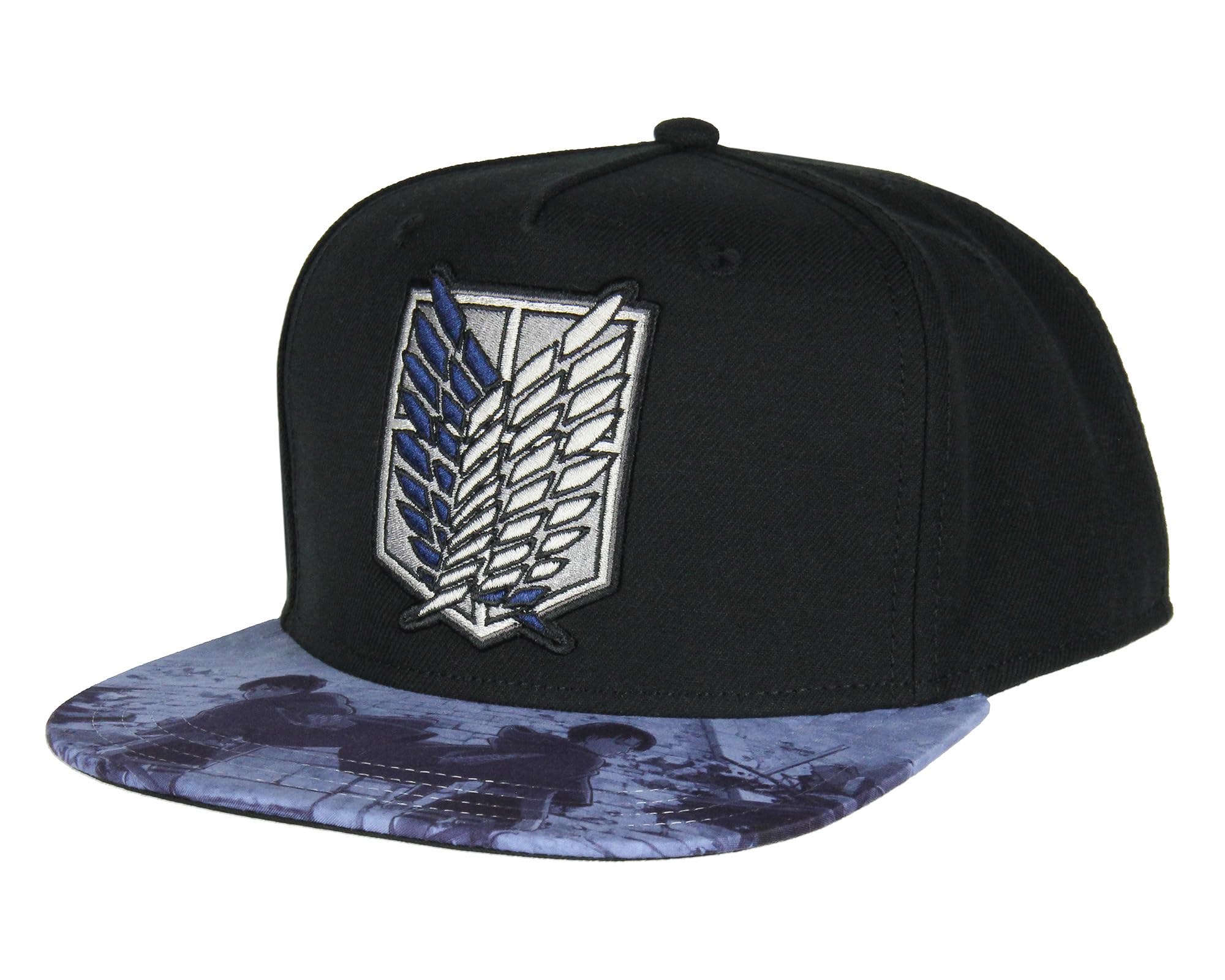 Attack on Titan Sublimated Brim Embroidered Regiment Shield Adjustable ...