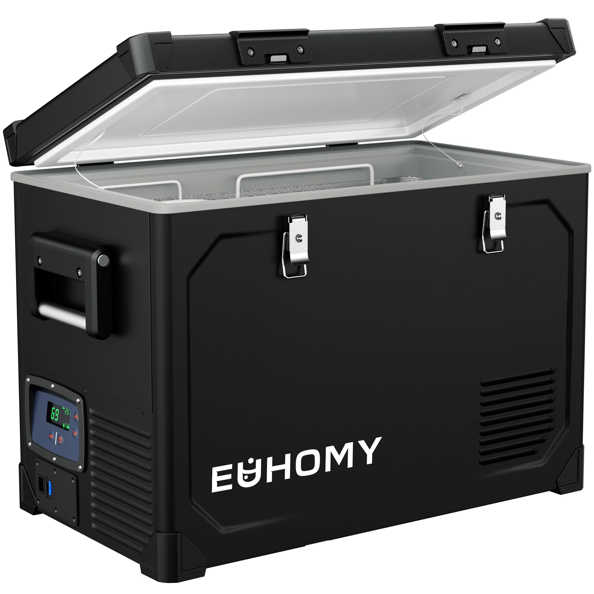 Amazon.com: EUHOMY 12 Volt Refrigerator, 48QT Electric Cooler Powered ...
