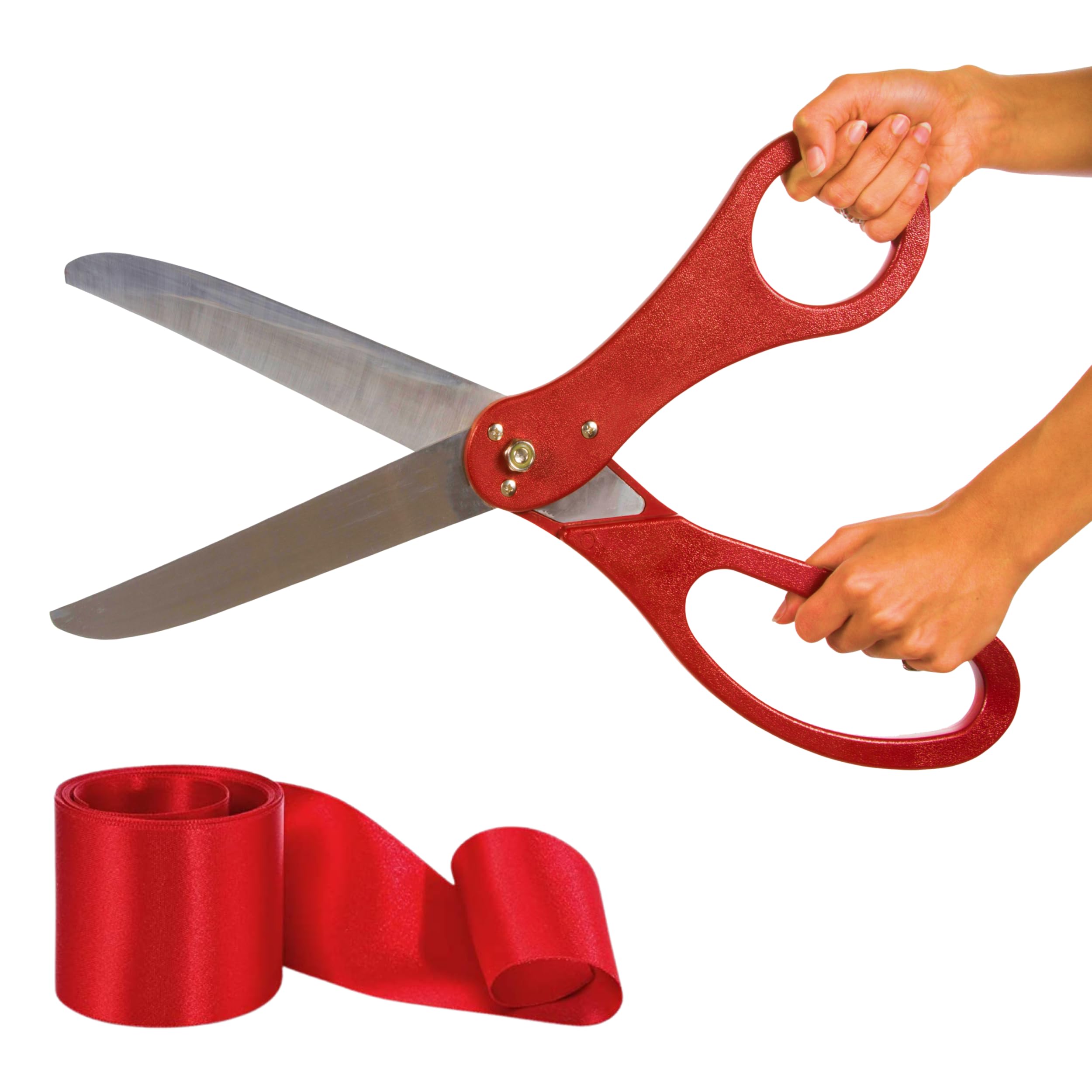 Red Ribbon Cutting Ceremony Kit – Grand Opening Ribbon and Scissors for ...