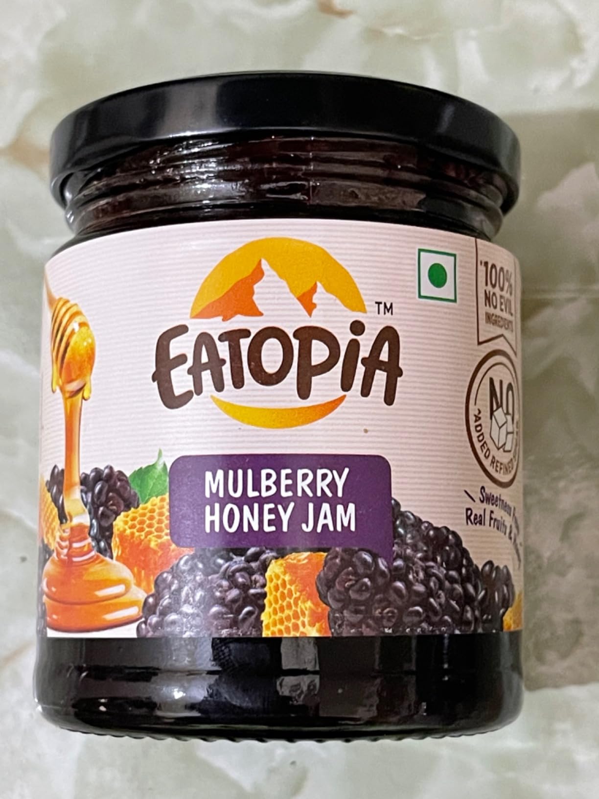 Eatopia Mixed Berry Honey Jam - Kids & Adult | Sugar Free | 100% Pure ...