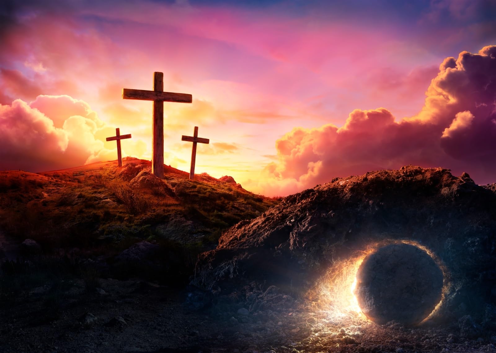 Easter Tomb Background Jesus