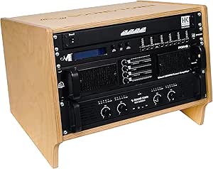 Amazon.com: Sound Town 6U Space Baltic Birch Plywood Angled Desktop ...