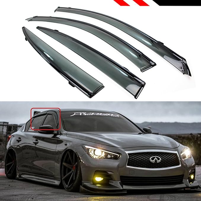 Amazon.com: Cuztom Tuning Premium VIP JDM Clip-on Type Smoke Tinted ...