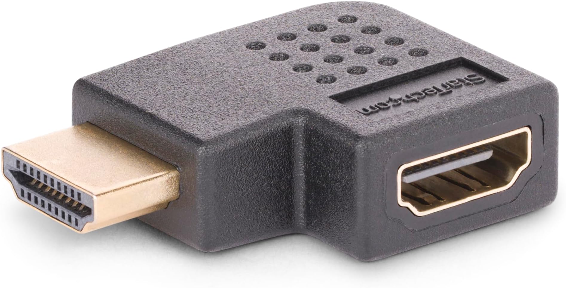 Amazon.com: StarTech.com Right Angle HDMI 2.0 Adapter, Male to Female, Horizontal 90-Degree ...