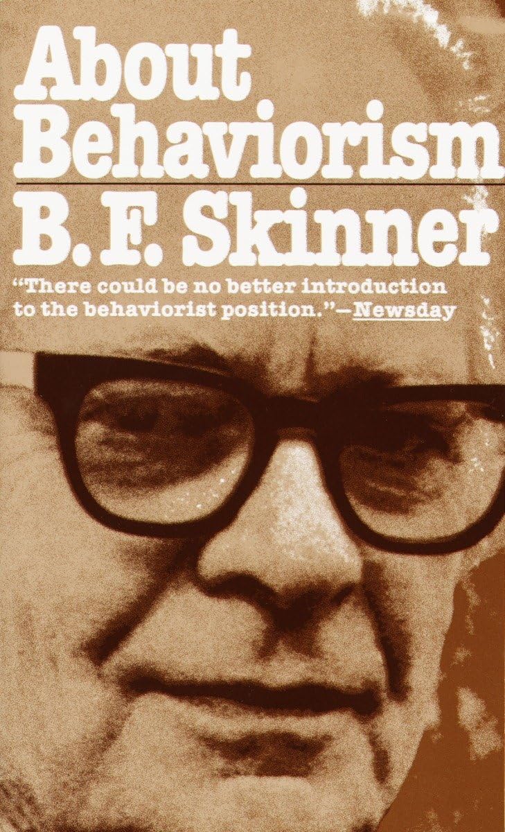 Amazon.com: About Behaviorism: 9780394716183: Skinner, B.F.: Books