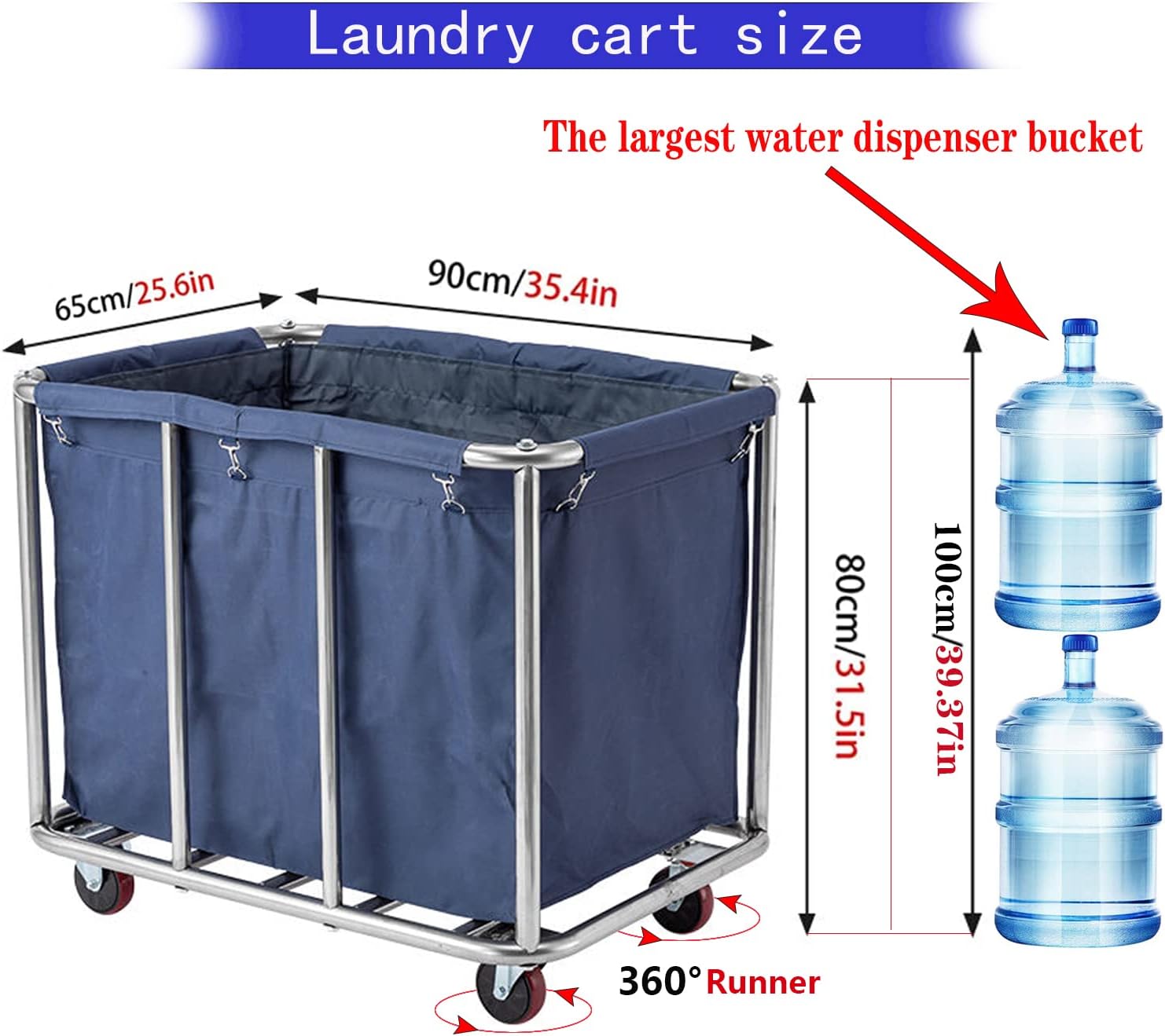 Heavy Duty Industrial Rolling Laundry Cart with Philippines | Ubuy