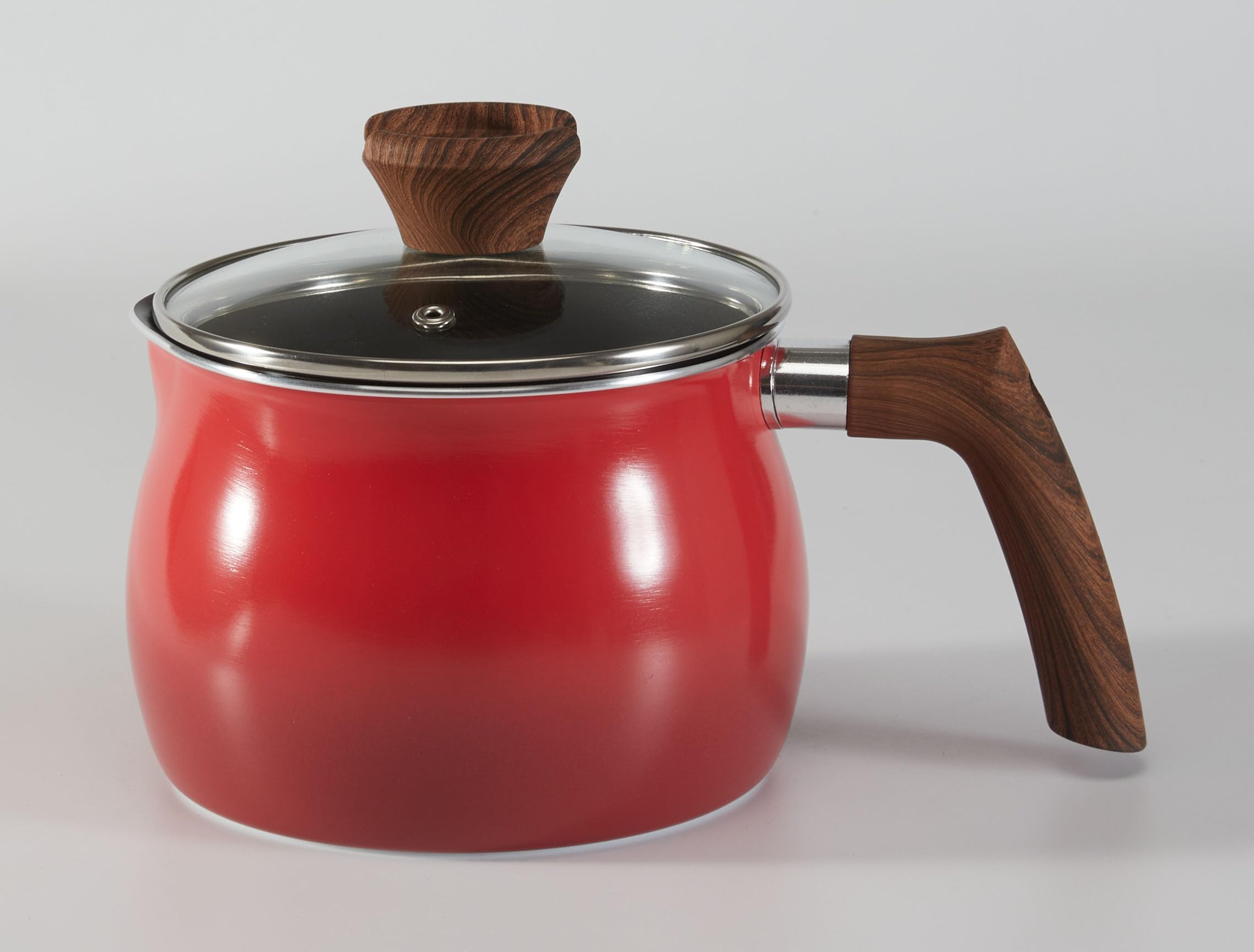 Amazon | マルチポット ih 2.5L カラフル 鍋 マルチ ポット やかん 小さいなべ ナベ 片手 万能 深 卓上 ミルク 15cm ガス火対応 IH対応 ガラスふた付き 一人暮らし ...