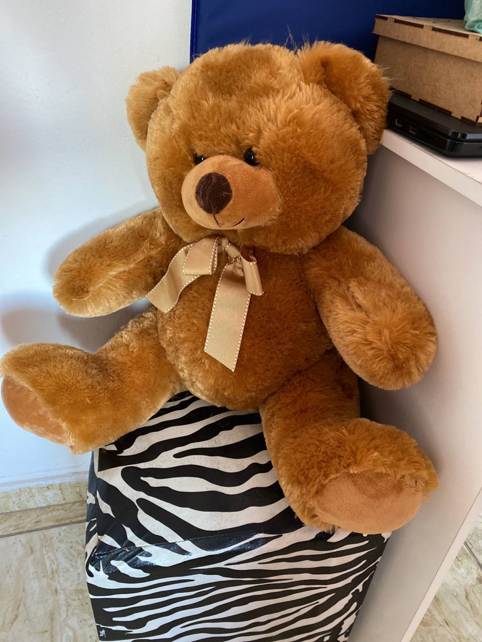 Urso Charles Chic Caramelo, Buba Toys, Multicor, Médio | Amazon.com.br