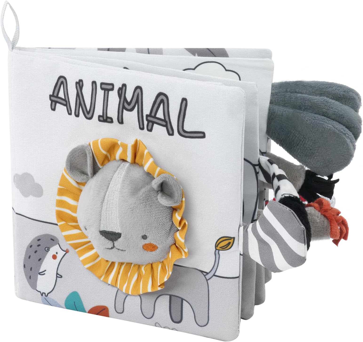 Amazon.com : Vicloon Cloth Books - 3D Touch Feel High Contrast Baby ...