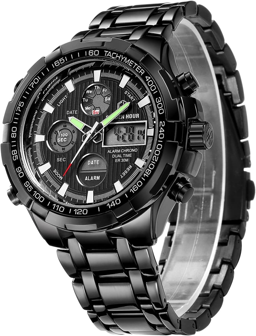 Amazon.com: FAMVNTN Luxury Men Watches with Stainless Steel Analog ...