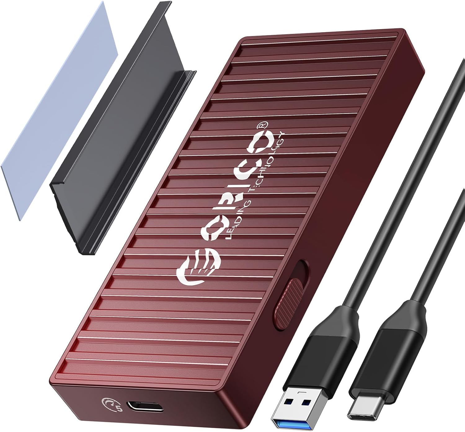 Amazon.com: ORICO M.2 SATA SSD Enclosure, Tool Free 5Gbps USB C Adapter ...