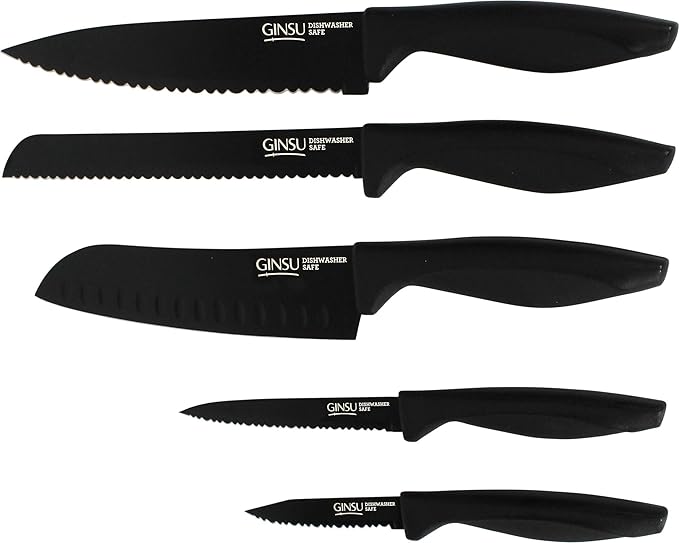 GINSU Conjunto de facas Daku Series (DAK-KB-DS-005-2) com 5 peças ...