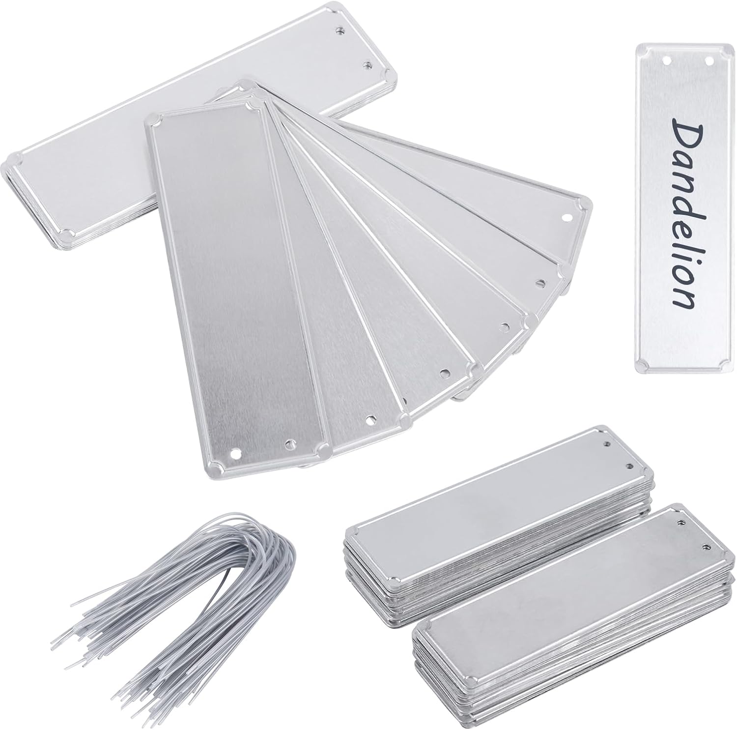 Amazon.com: Metal Plant Labels, Aluminum Plant Tags, Aluminum Plant ...