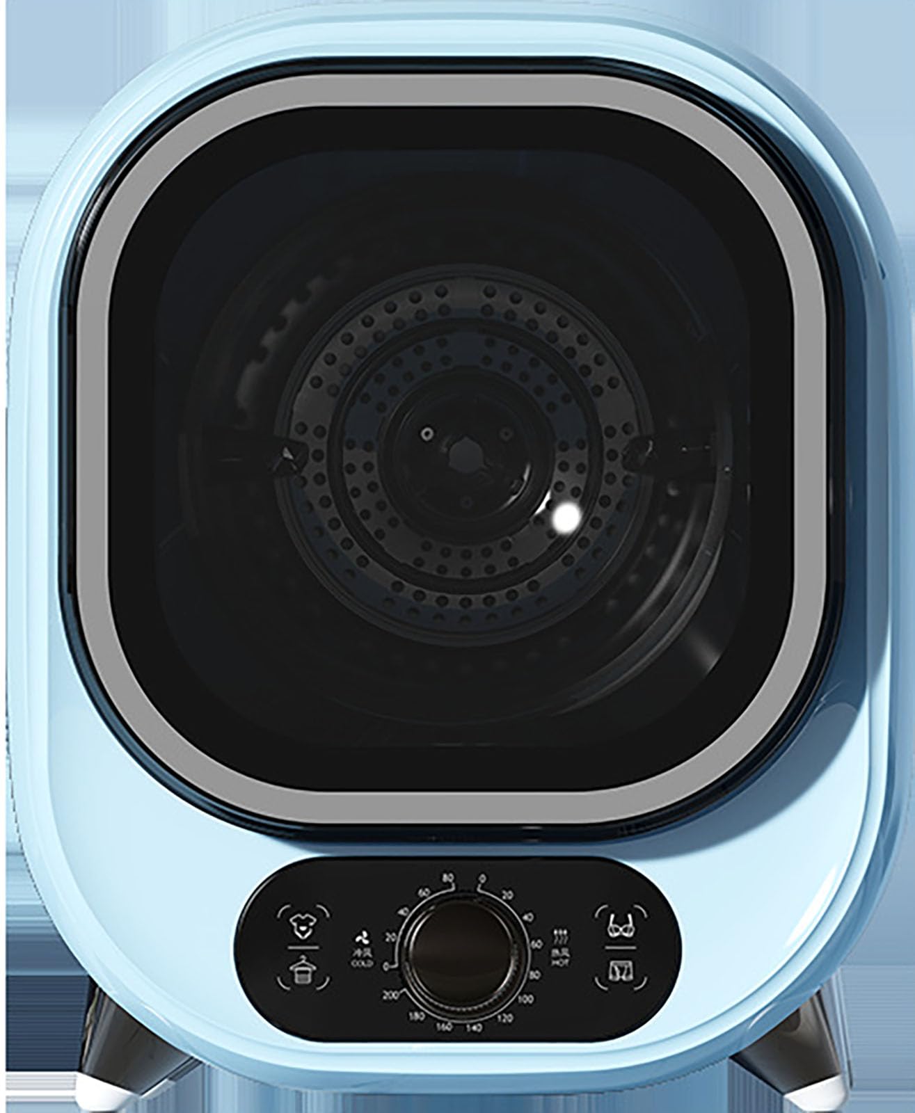 Portable Condenser Tumble Dryer, 5kg Vented Compact Mini Spin Dryer ...