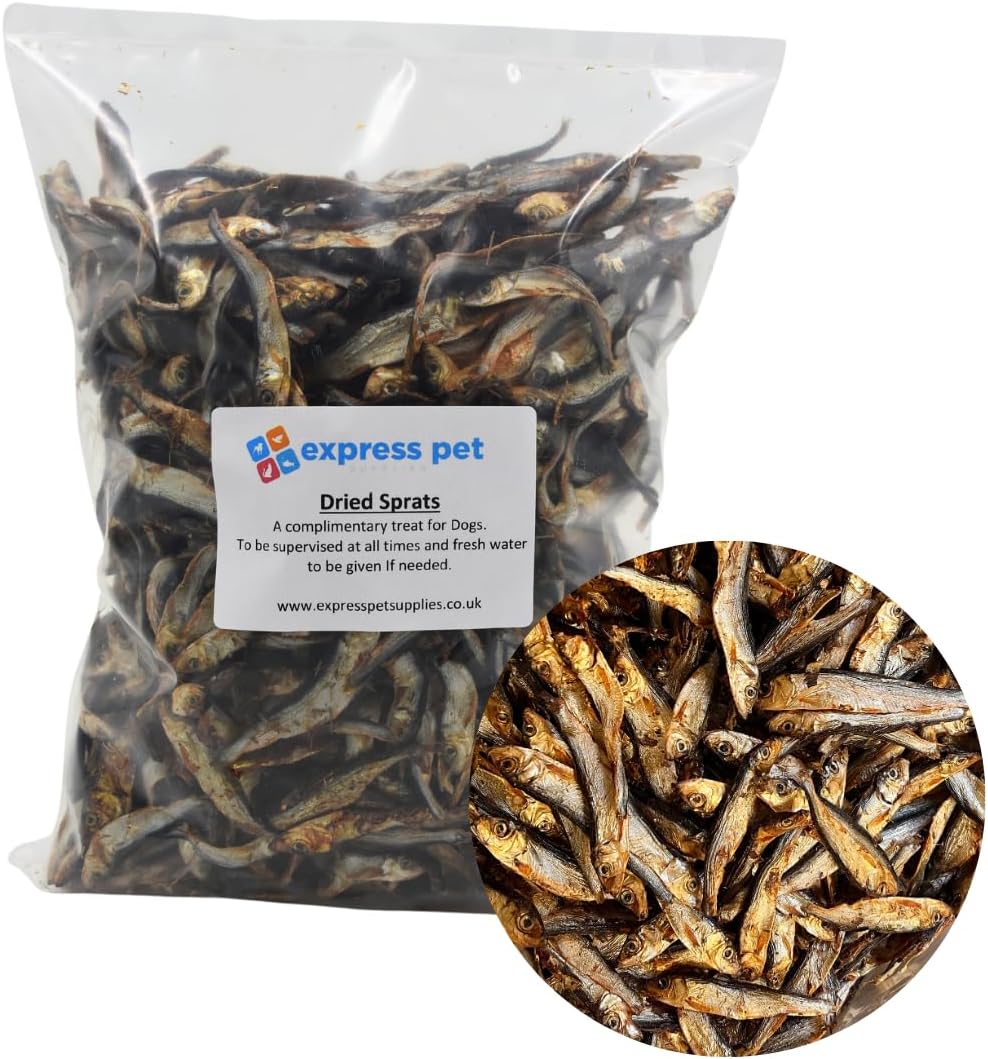 Express Pet Supplies 250g Premium Dried Baltic Sprats (Small Fish) 100% ...