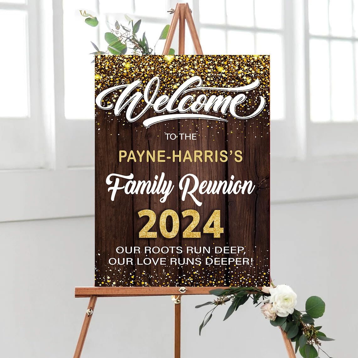 Amazon.com : Personalized Family Reunion Welcome Sign, Family Reunion Yard Sign, Family Reunion ...
