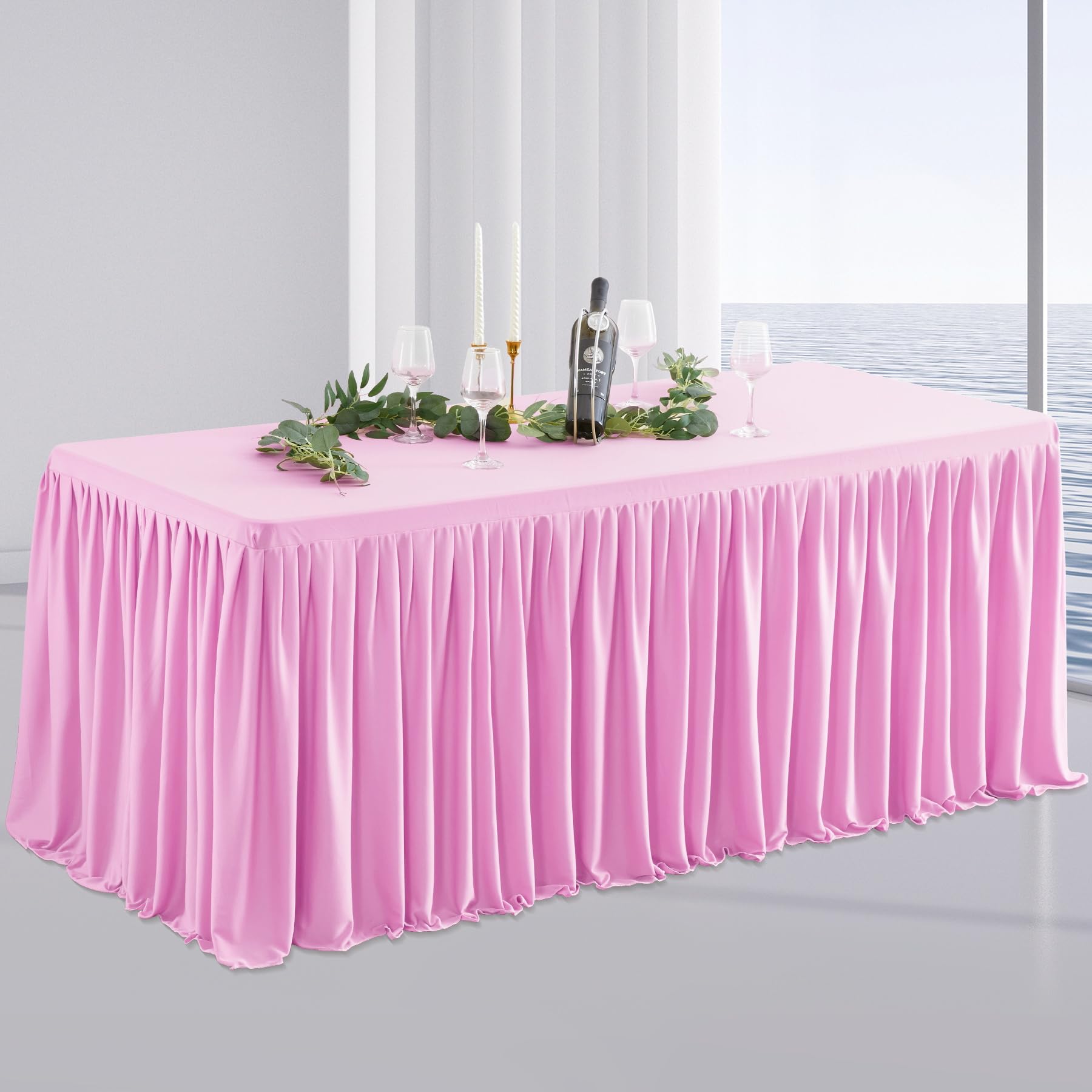 Centros De Mesa Rectangulares De Color Rosa