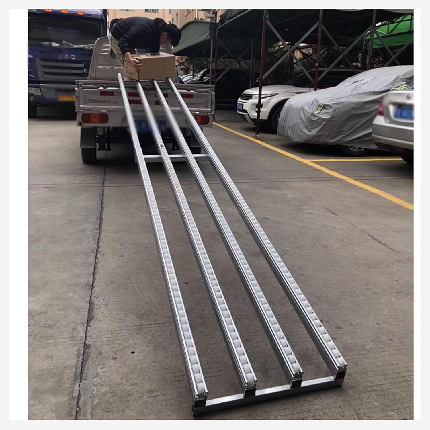 ABS Plastic Roller Unloading Slide, Light Duty Conveyor Table for ...