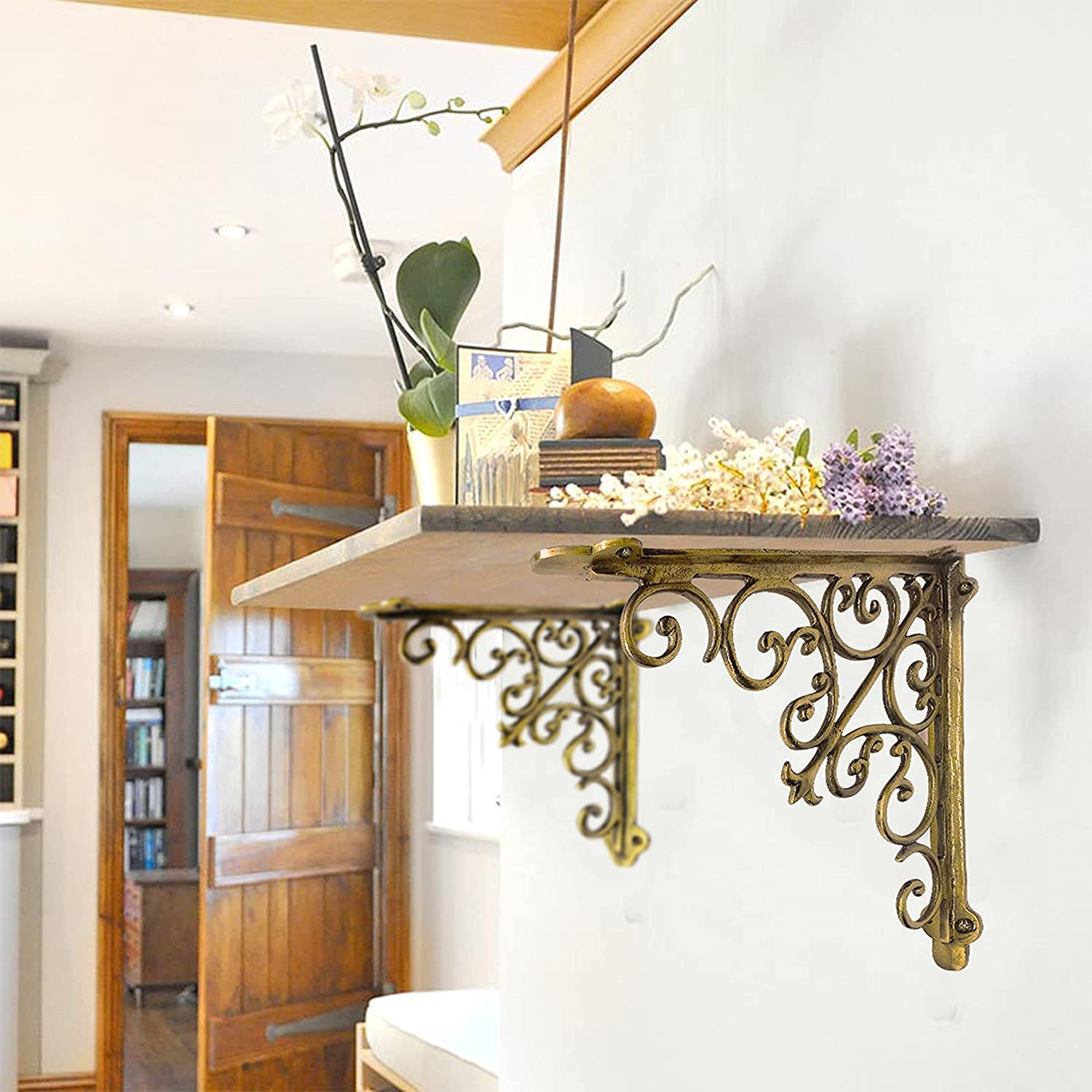 Snapklik.com : NACH Decorative Shelf Brackets, 1 Pack Of 15 X 2 X 15 ...