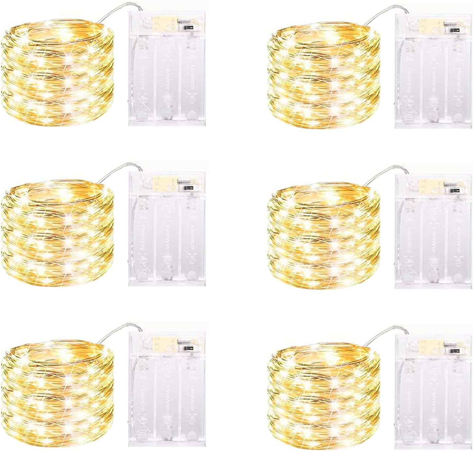 Amazon.com: 4 Pack Battery Operated Dewdrop Led Lights,Indoor Mini ...