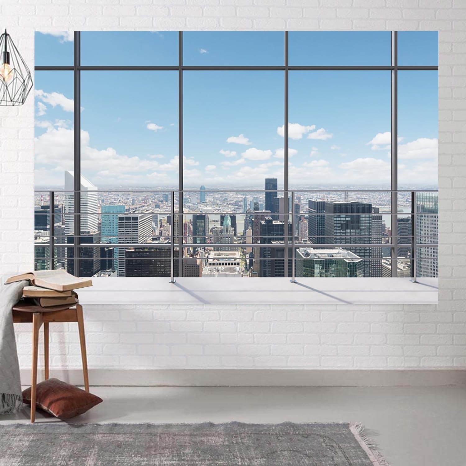 7x5ft Office Backdrop Indoor French Window City View Australia | Ubuy