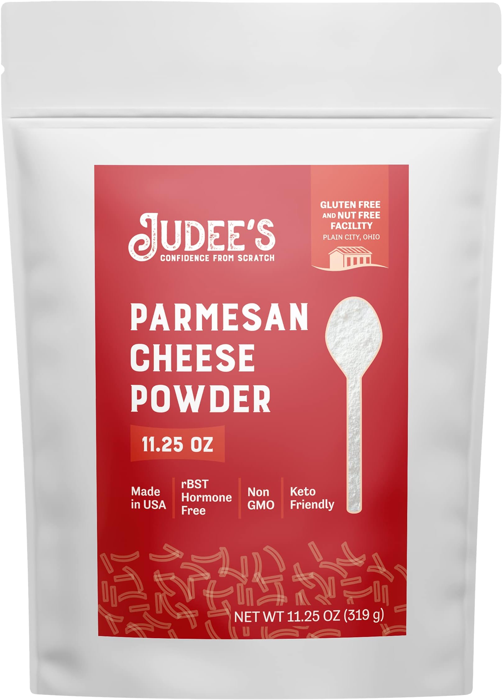 Amazon.com: Judee’s Parmesan Cheese Powder 11.25oz - 100% Non-GMO, Keto ...
