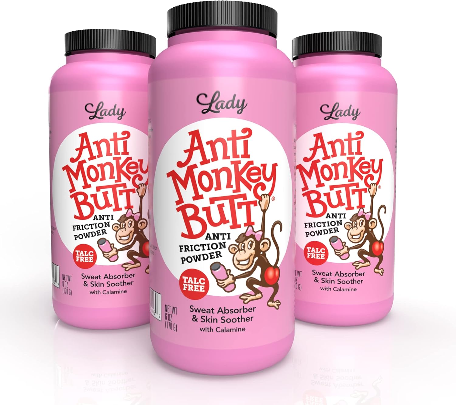 Lady Anti-Monkey Butt | Women's Anti Friction and Sweat Powder with ...
